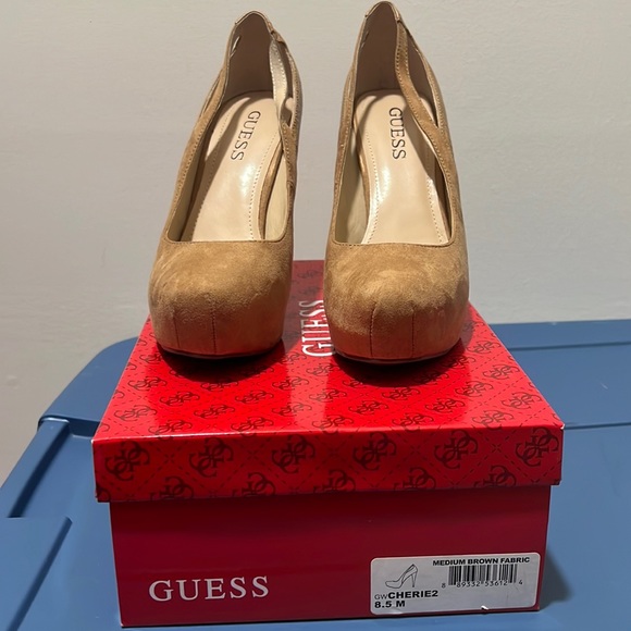 GUESS Pumps GUESS Women's Addon Open Toe Fashion Pump - Classic Heels ...